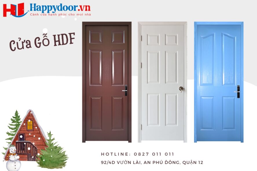 Cửa Gỗ HDF - HDF Veneer Được Ưa Chuộng! Tại Sao?